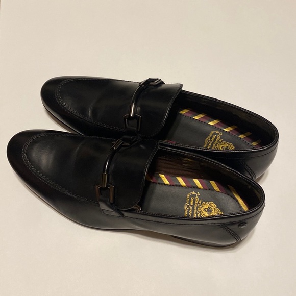 Base London | Shoes | Base London Mens Black Leather Dress Shoes Size 4 ...